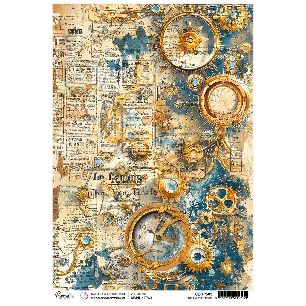 Ciao Bella Paper - The Empyre Engine A4 rice paper (SINGLE Sheet ...